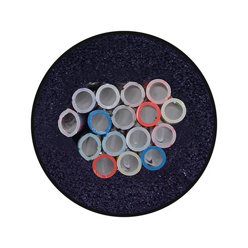 CABLED 12+4 FIRE RATED PVC JACKET 3/8" ID HI GLOSS TUBES - CBS Inc.