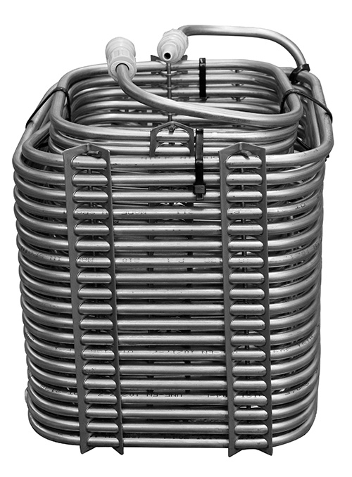 85' SQUARE 304SS COIL-9-1/4"H x 7-7/8"W - CBS Inc.