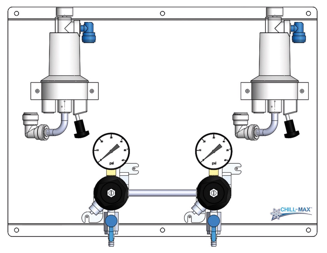 CHILL-MAX 2P TF REG/TF 304SS SMART FOB PANEL [-BKT] - CBS Inc.